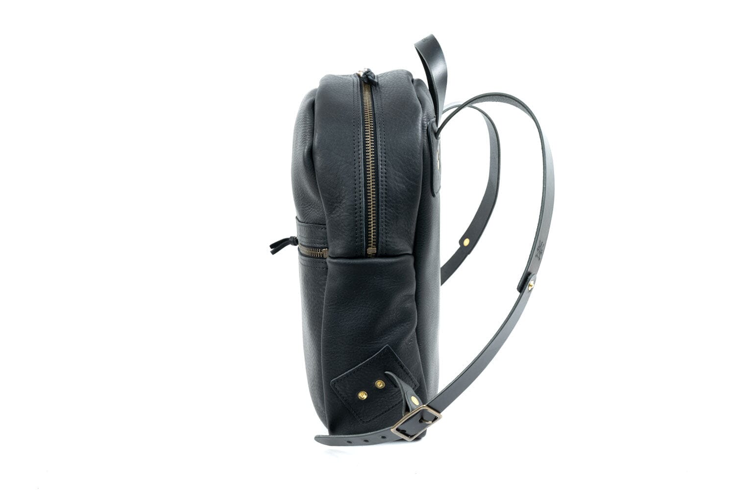 CLASSIC ZIPPERED LEATHER BACKPACK - Go Forth Goods