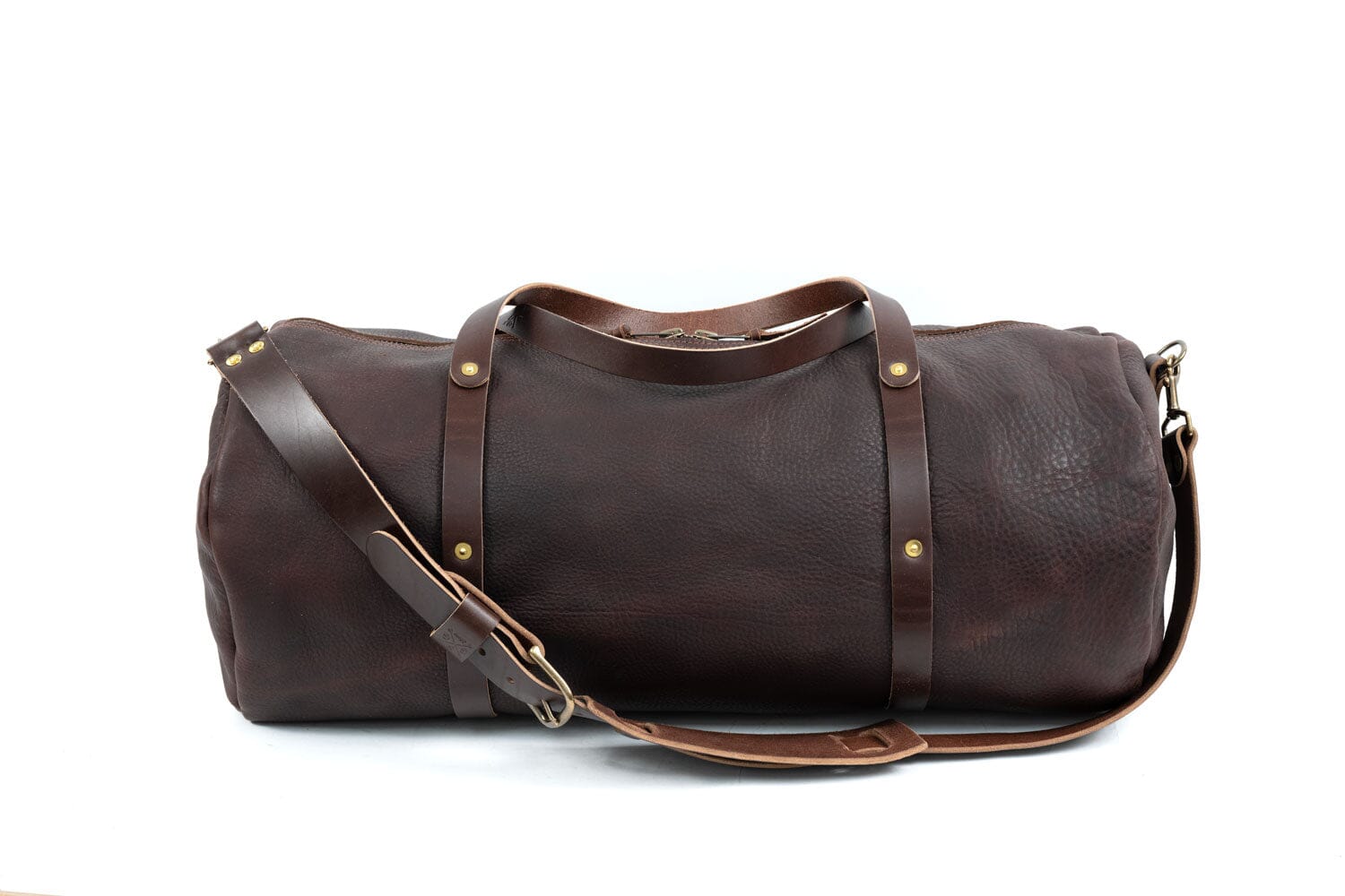 WILLIAM LEATHER ZIPPERED DUFFLE BAG | MADE IN USA | GO FORTH GOODS - Go ...