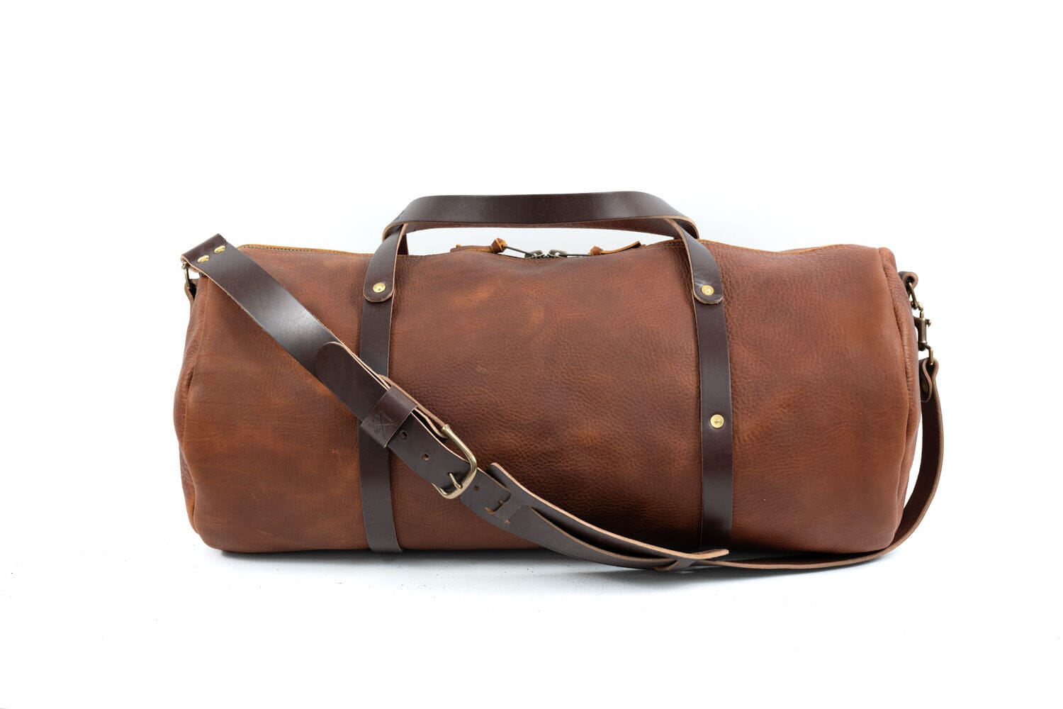 WILLIAM LEATHER ZIPPERED DUFFLE BAG | MADE IN USA | GO FORTH GOODS - Go ...