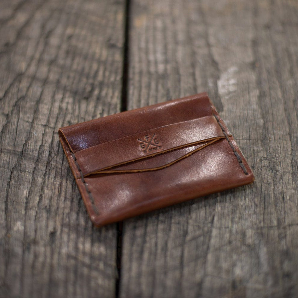 TUCK LEATHER CARD WALLET – Go Forth Goods
