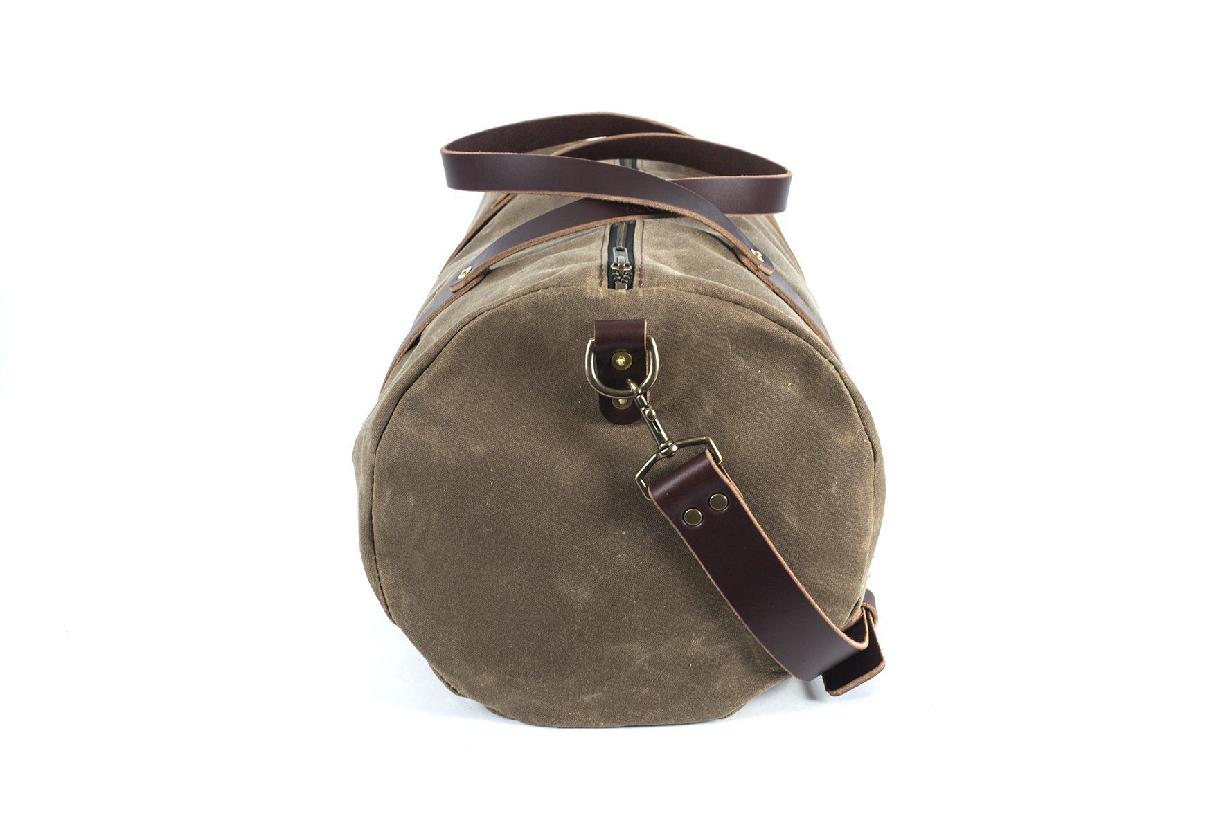 Waxed Canvas Duffle Bag | The William Duffle Waxed Canvas Bag - Go ...