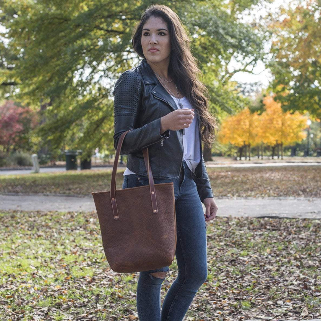 Women's Handmade Leather Tote Bags | Go Forth Goods – Go Forth Goods