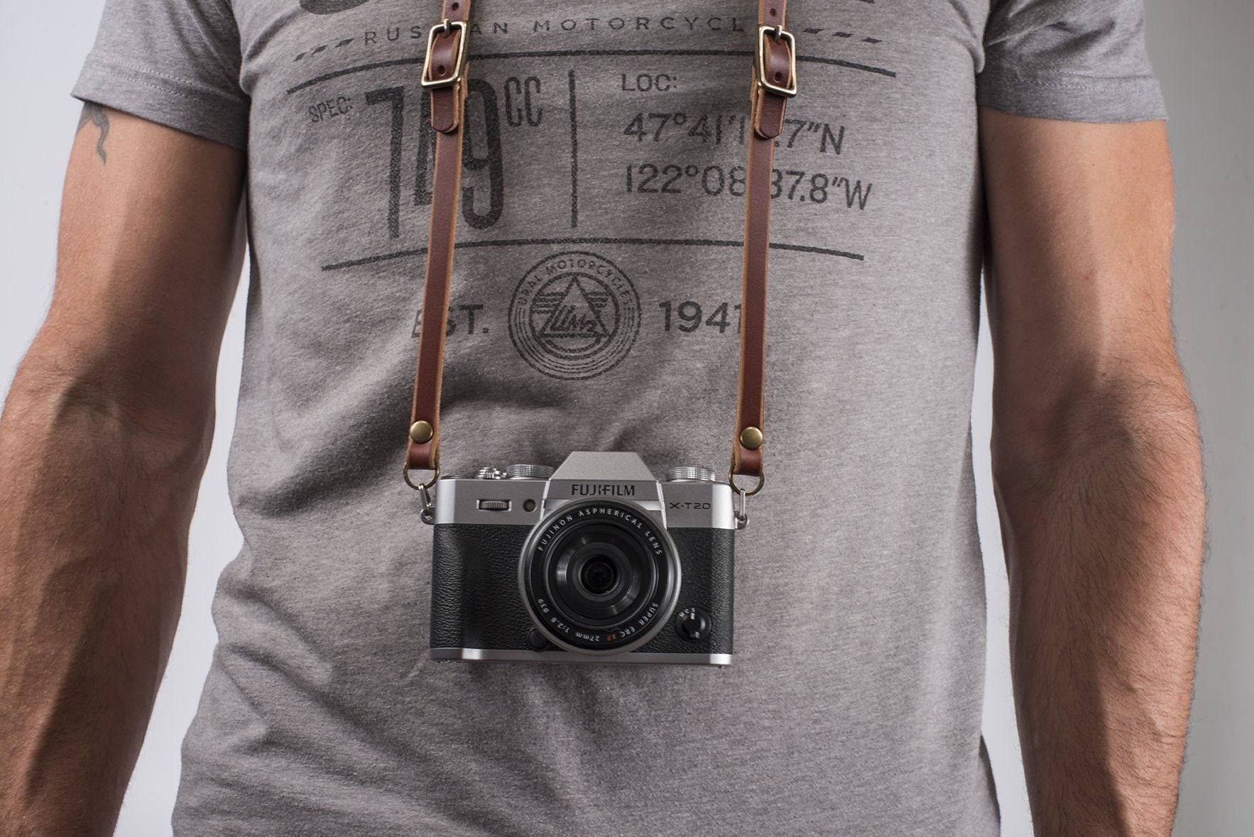 EXPLORER LEATHER CAMERA STRAP - Go Forth Goods