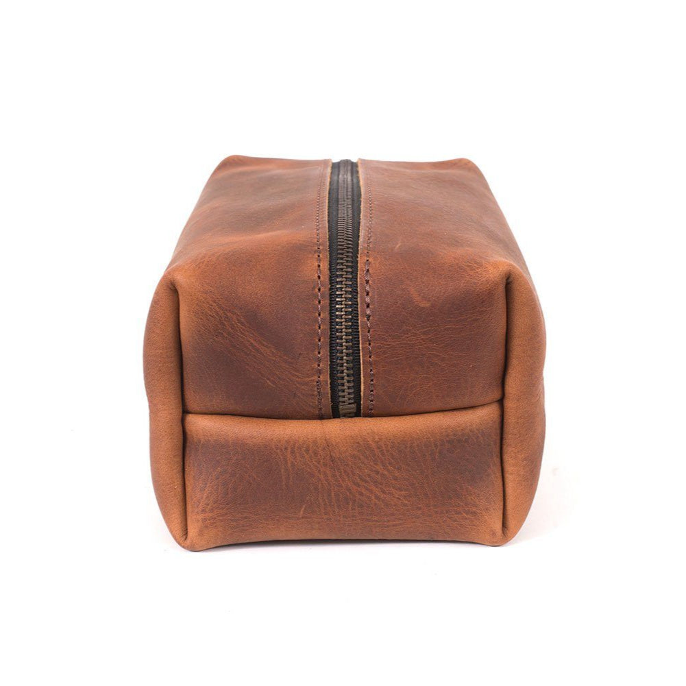 Handmade Leather Dopp Kit | Leather Toiletry Bag | Go Forth Goods - Go ...