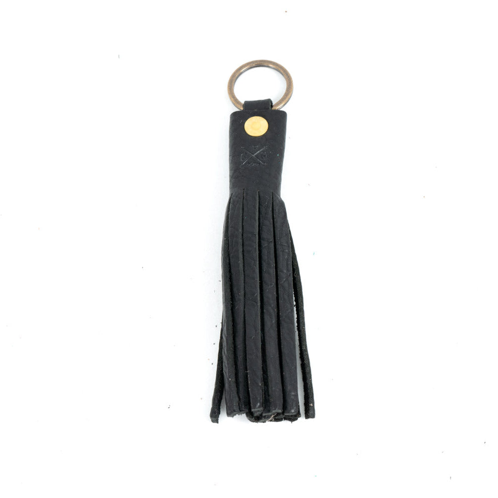 LEATHER TASSEL KEY CHAIN - Go Forth Goods