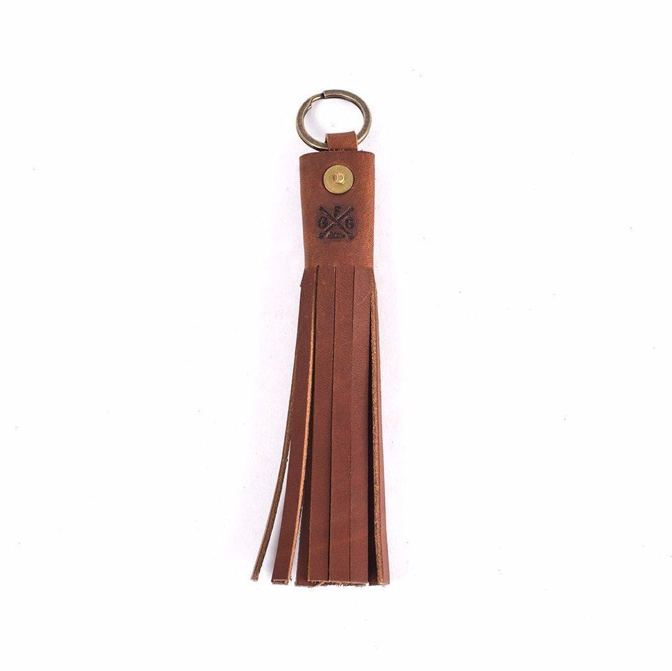 LEATHER TASSEL KEY CHAIN - Go Forth Goods