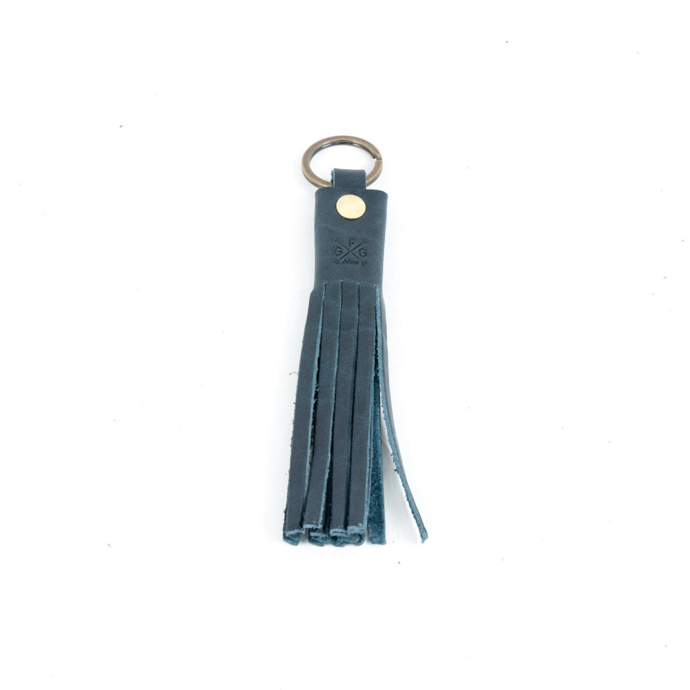 LEATHER TASSEL KEY CHAIN - Go Forth Goods